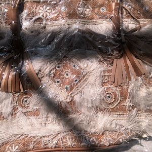 SHASHI | Bags | Shashi Belly Tote Natural Tassel Beige Boho | Poshmark